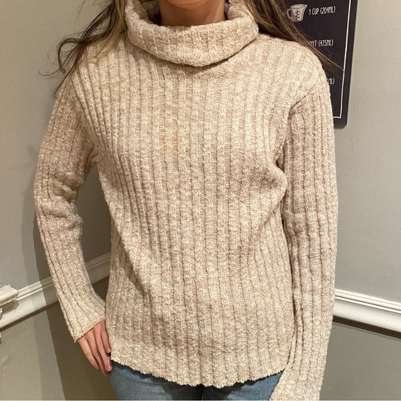 avalin | Sweaters | Vintage Avalin Made In Usa Oatmeal Tank Ribbed ...